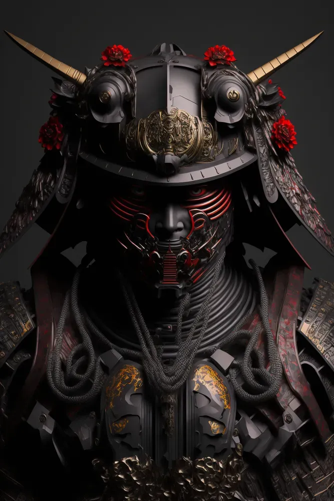 Futuristic Ninja And Samurai Warriors Midjourney Prompt | PromptBase