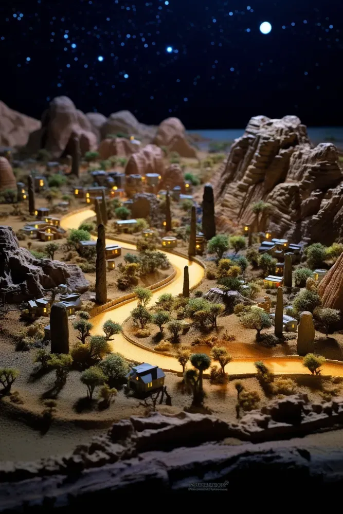 Scale Model Scenes Midjourney Prompt | PromptBase