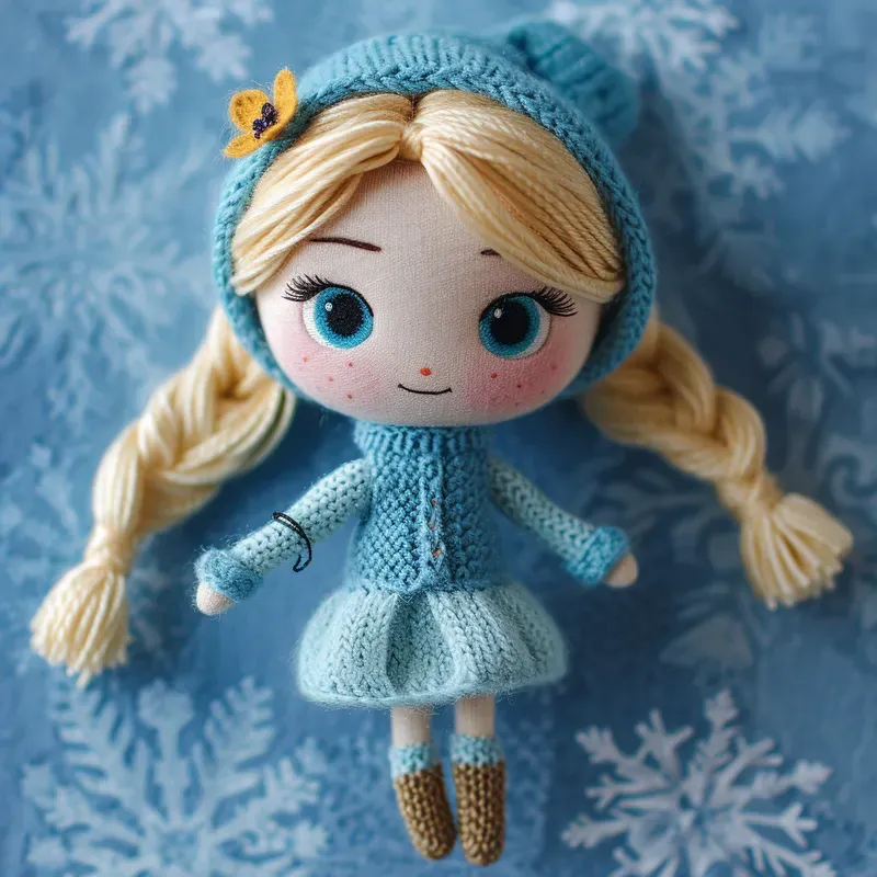 Cute Knitted Dolls Characters Midjourney Prompt | PromptBase