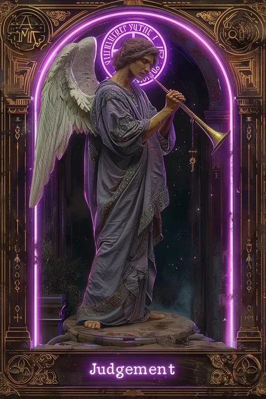 Hyper Realistic Neon Tarot Cards Midjourney Prompt | PromptBase