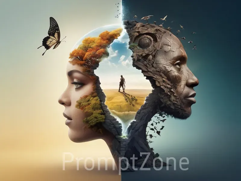 Metaphoric Imagery Theme Explorations Leonardo Ai Prompt | PromptBase