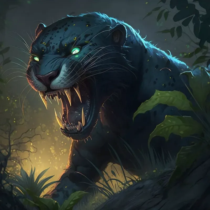 Wild Big Cats Beasts Roaring Midjourney Prompt | PromptBase