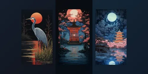 Japanese Woodblock Pokemon Prints Midjourney Prompt | PromptBase