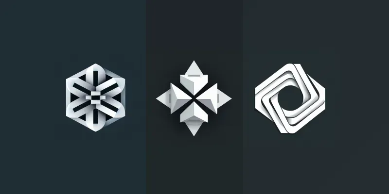 Geometric Style Simple Logos DALL·E Prompt | PromptBase