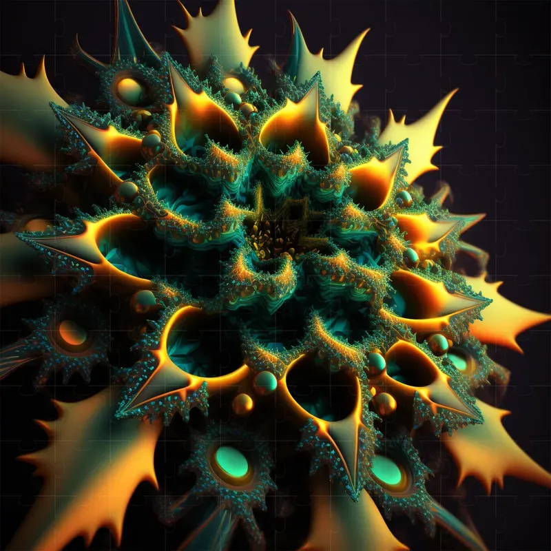 Psychedelic Fractals Midjourney Prompt | PromptBase