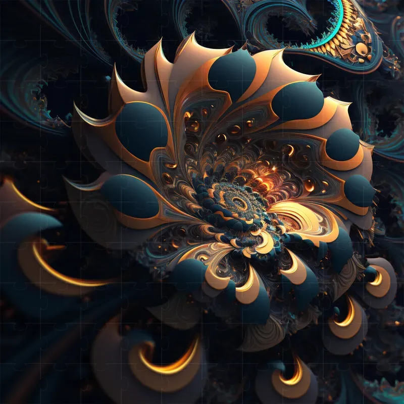 Psychedelic Fractals Midjourney Prompt | PromptBase