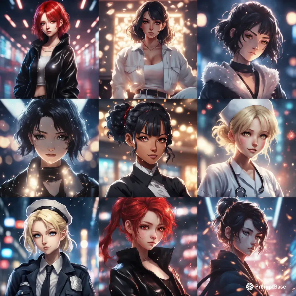 Cute Anime Girls Stable Diffusion Prompt | PromptBase