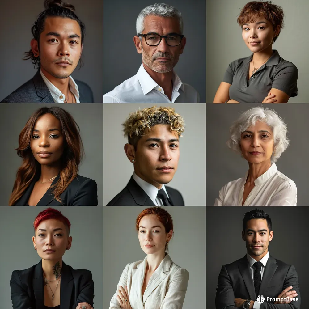 Professional Profiles Midjourney Prompt | PromptBase