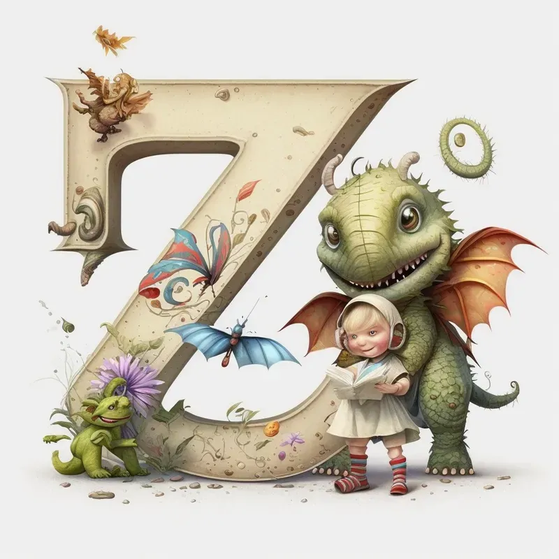 Fairy Tale Alphabets For Childrens Books Midjourney Prompt | PromptBase