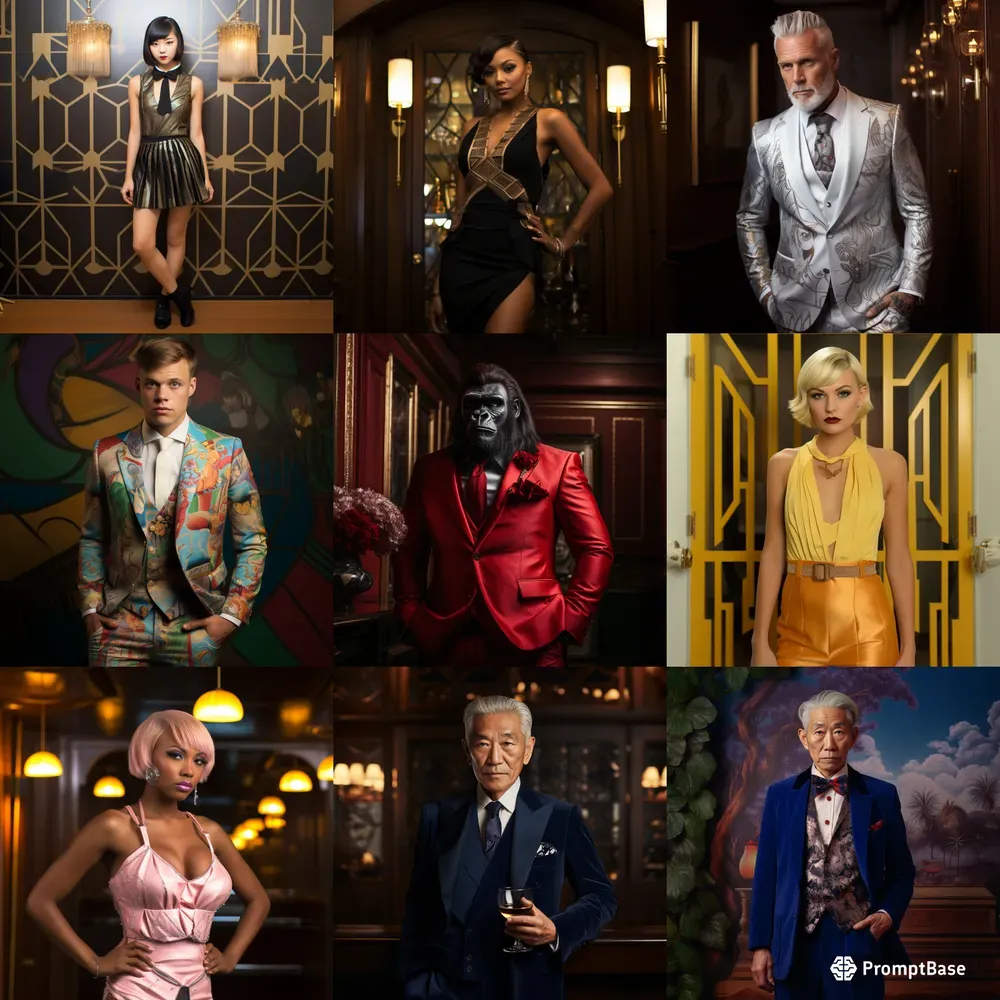 1920s Style Portraits Photorealistic Midjourney Prompt | PromptBase