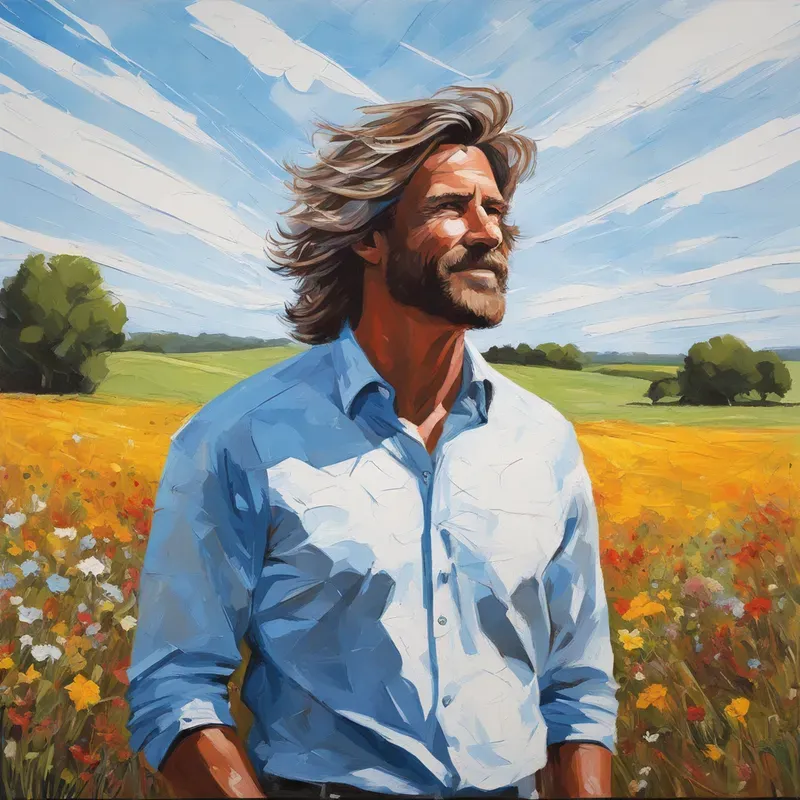 Beautiful Painting Portraits In Meadows Stable Diffusion Prompt ...