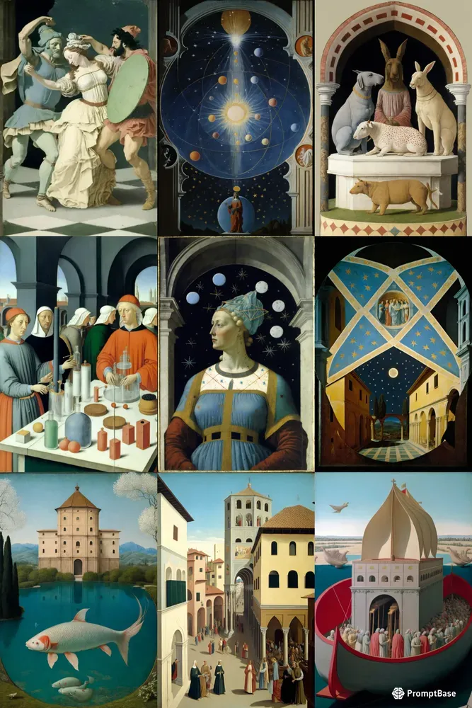 Classical Renaissance Paintings Midjourney Prompt | PromptBase