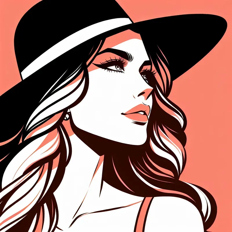 Pop Monotone Character Closeups DALL·E Prompt | PromptBase