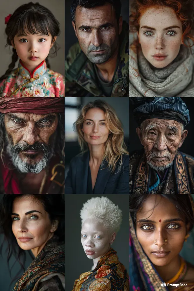 Realistic Portrait Photographs Midjourney Prompt | PromptBase