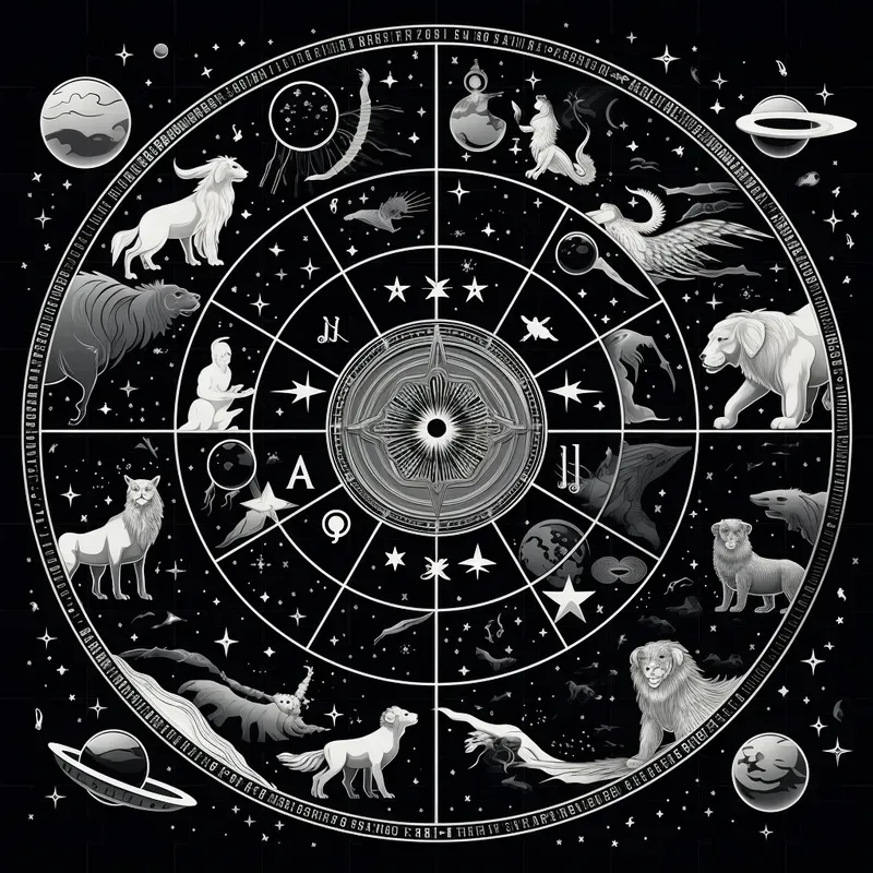 Zodiac Signs Patterns Horoscopes Midjourney Prompt | PromptBase