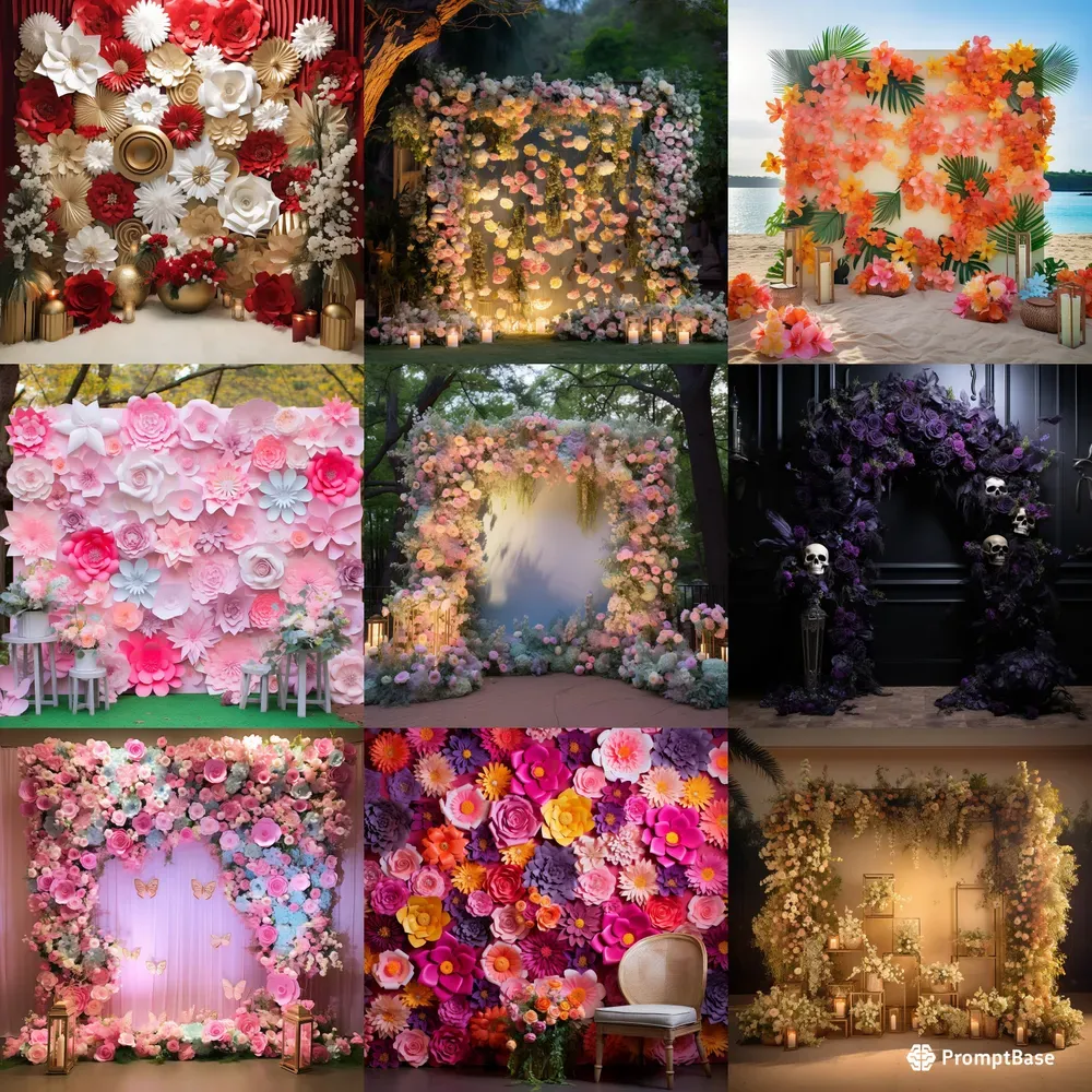 Backdrop Designs For All Parties Midjourney Prompt | PromptBase