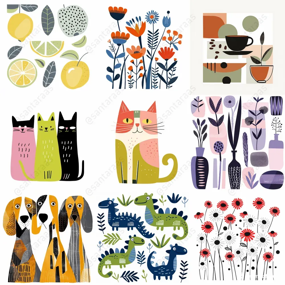 Naive Danish Designs Midjourney Prompt | PromptBase