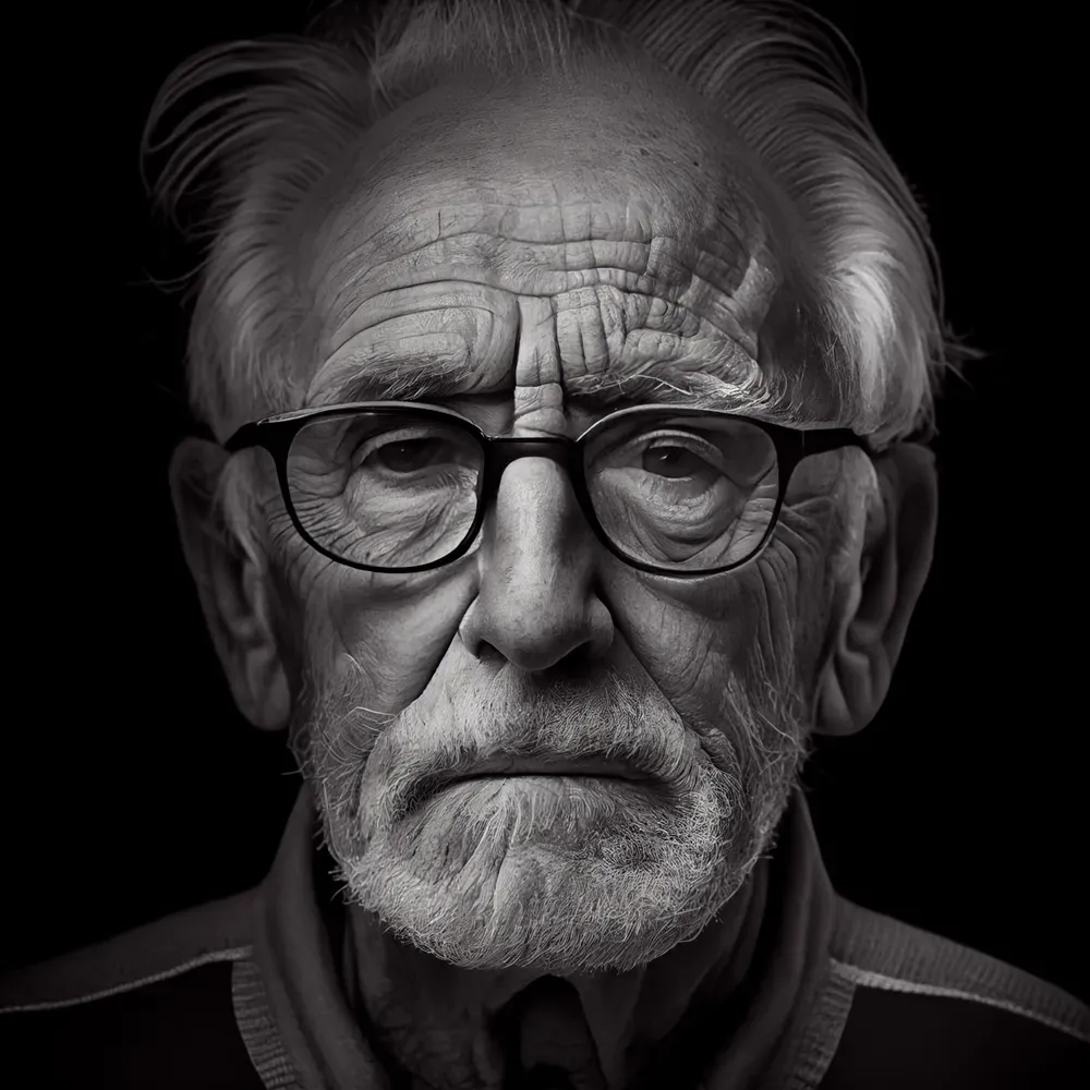 Gritty Black And White Portraits Midjourney Prompt | PromptBase