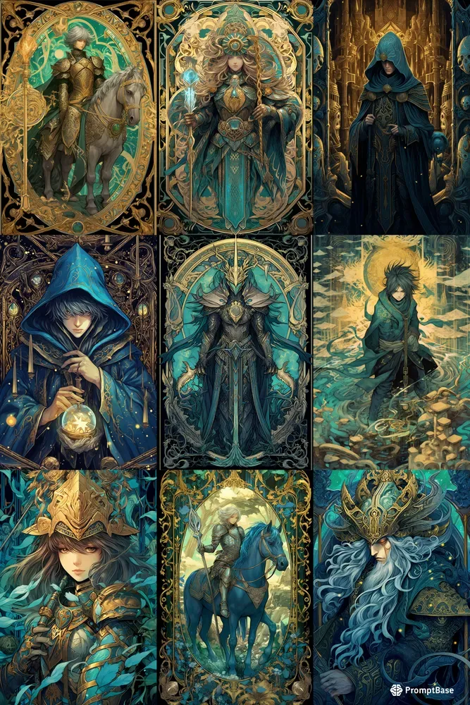 Character Card Designs Midjourney Prompt | PromptBase