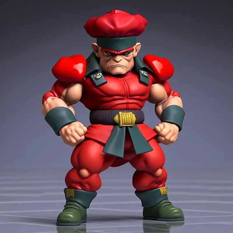 Mini Street Fighter Characters Midjourney Prompt | PromptBase