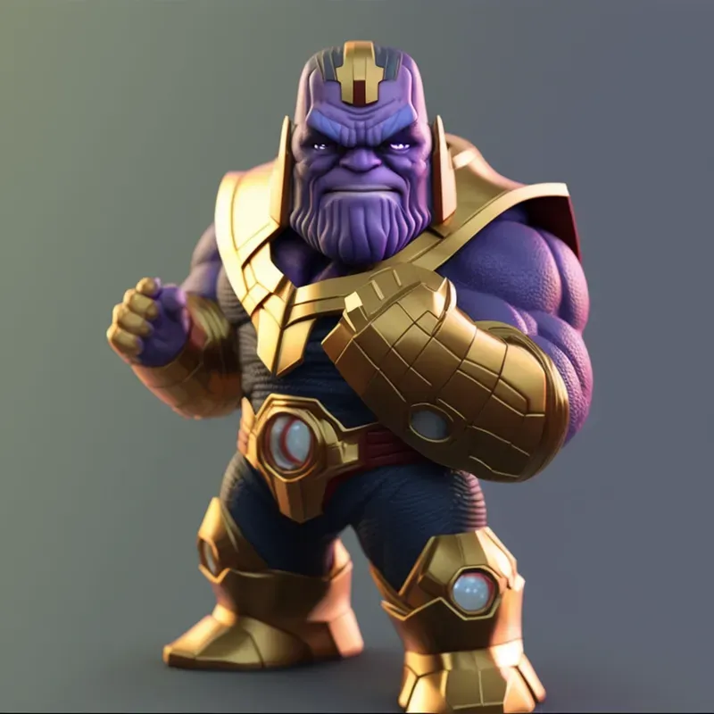 Mini Marvel And Super Hero Character Midjourney Prompt | PromptBase