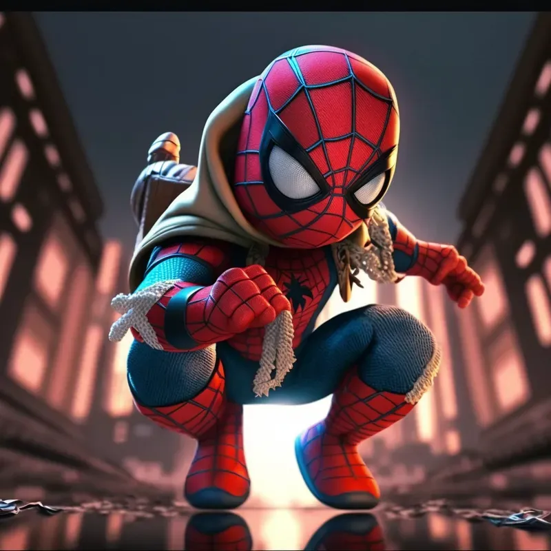 Mini Marvel And Super Hero Character Midjourney Prompt | PromptBase