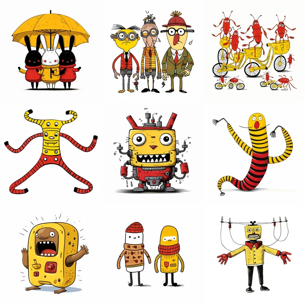 Bizarre Underground Cartoons Midjourney Prompt | PromptBase