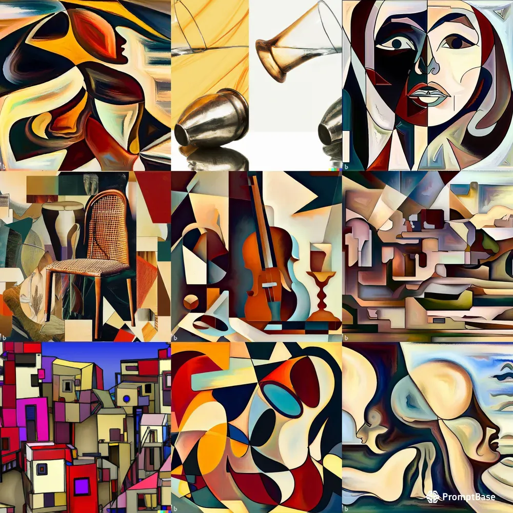 Pablo Picassos Cubist Delights DALL·E Prompt | PromptBase