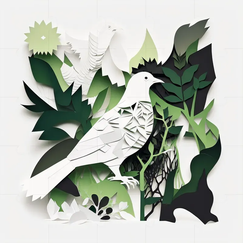 Paper Cut Album Designs Midjourney Prompt | PromptBase