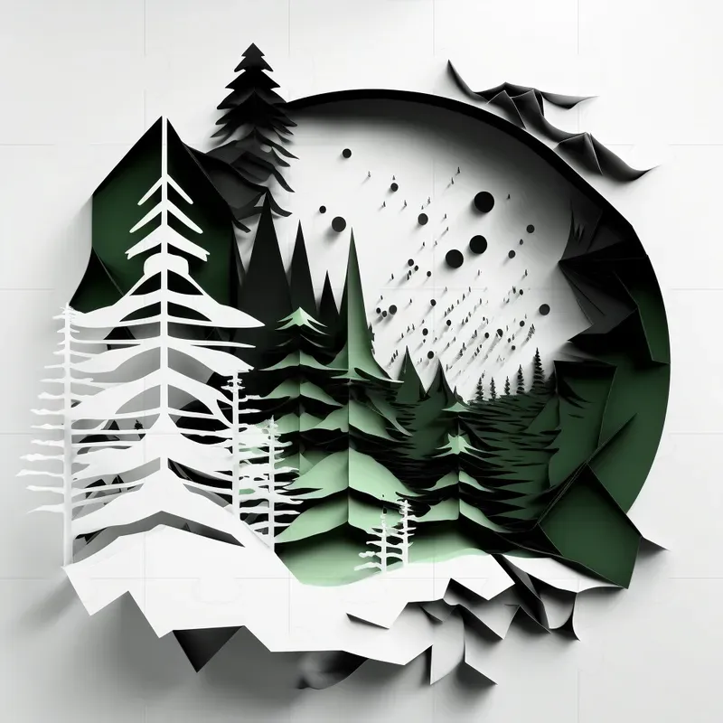 Paper Cut Album Designs Midjourney Prompt | PromptBase