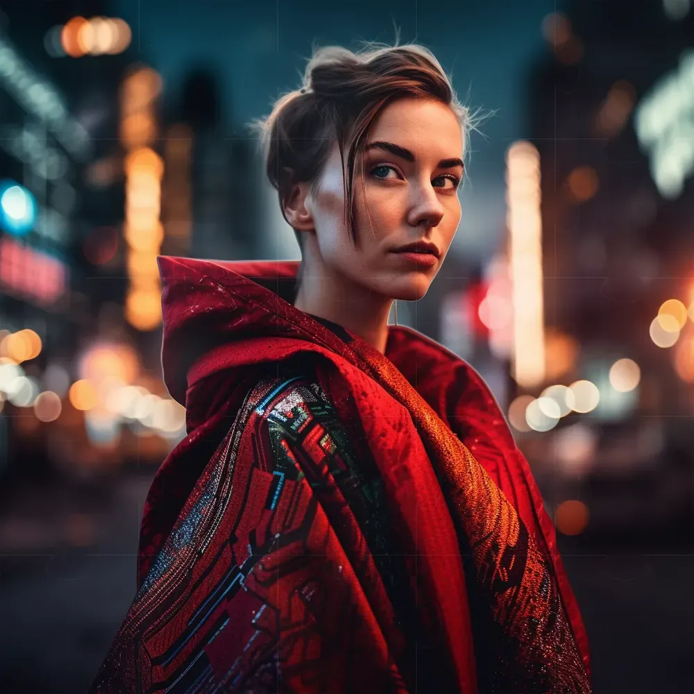 Futuristic Photos Of People Stock Midjourney Prompt | PromptBase