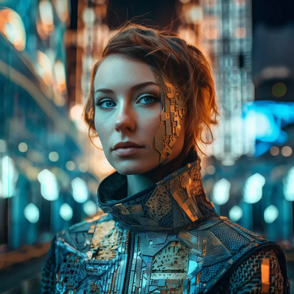 Futuristic Photos Of People Stock Midjourney Prompt | PromptBase