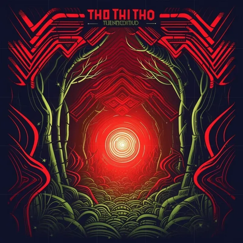 Techno Album Cover Artworks Midjourney Prompt | PromptBase