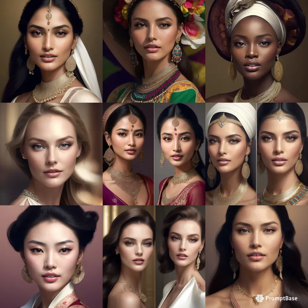 International Female Fashion Models Leonardo Ai Prompt | PromptBase