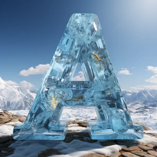 Very Cold Letters Midjourney Prompt | PromptBase