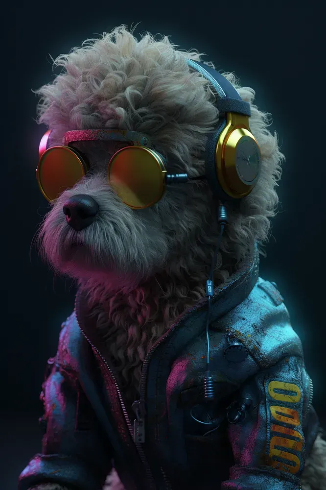 Stunning 3D Photos Of Cyberpunk Animals Midjourney Prompt | PromptBase