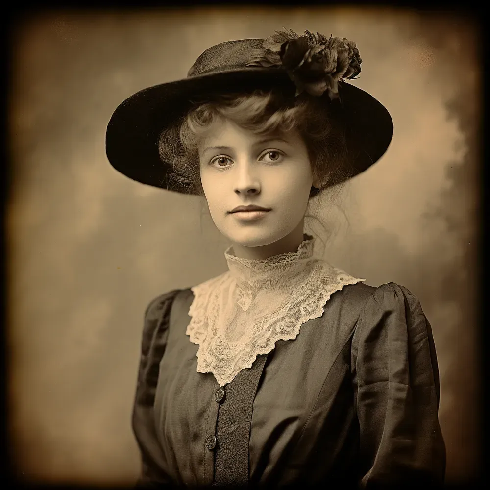 Old Vintage Portrait Photography 1900 Midjourney Prompt | PromptBase