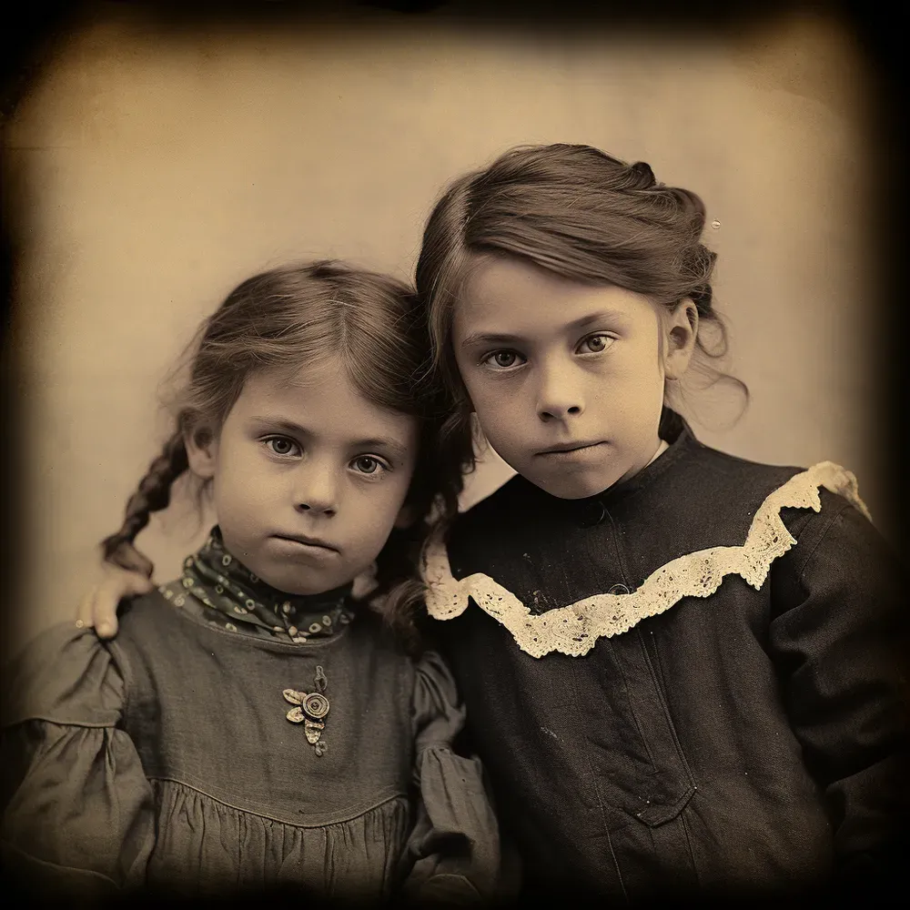 Old Vintage Portrait Photography 1900 Midjourney Prompt | PromptBase