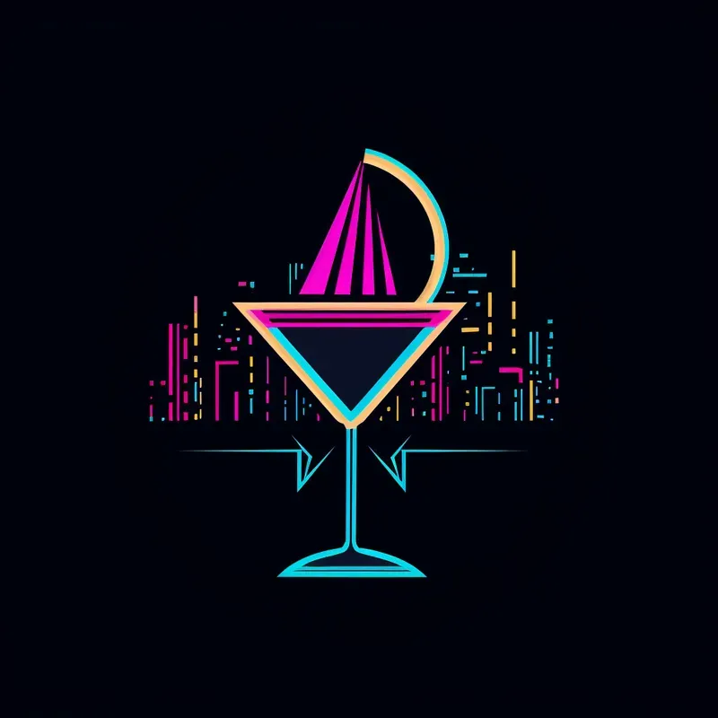 Glowing Neon Nightlife Logos Midjourney Prompt | PromptBase