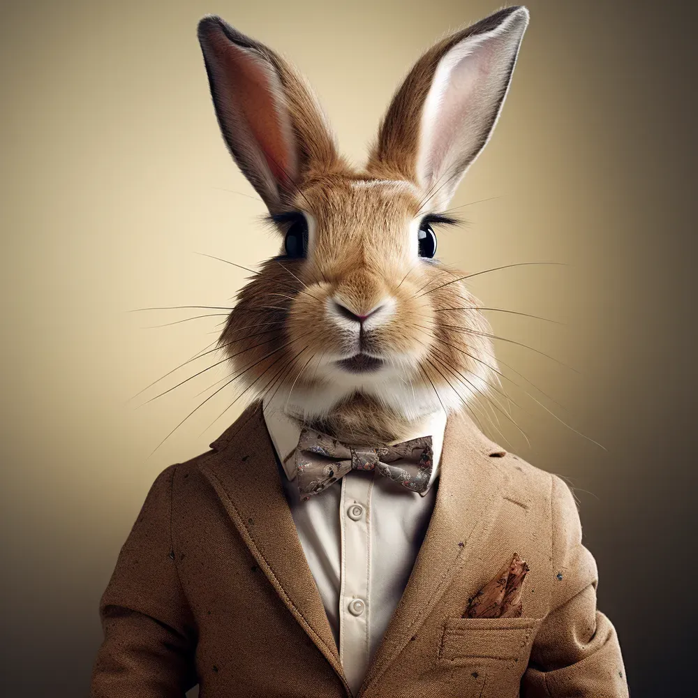 Funny Animals In Suits Midjourney Prompt | PromptBase