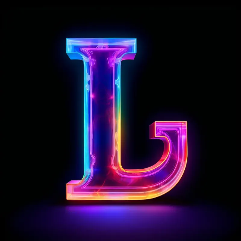 Neon Glowing Letter Midjourney Prompt | PromptBase