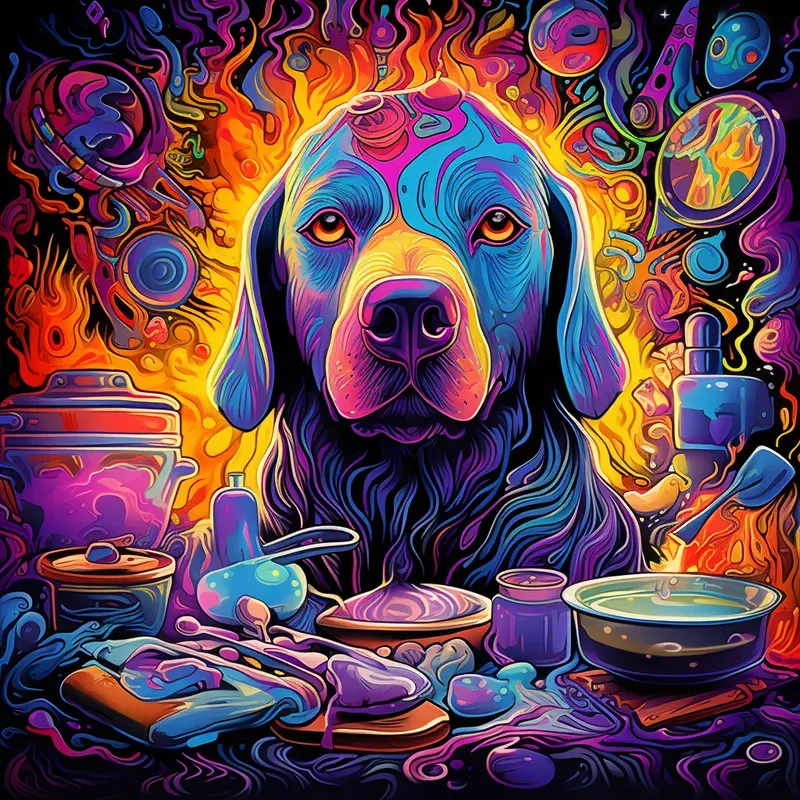 Lsd Trip Artworks Midjourney Prompt | PromptBase