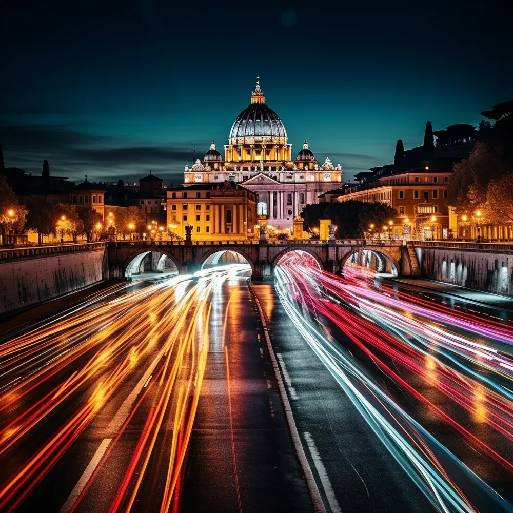 Long Exposure Photography Of Cities Midjourney Prompt | PromptBase