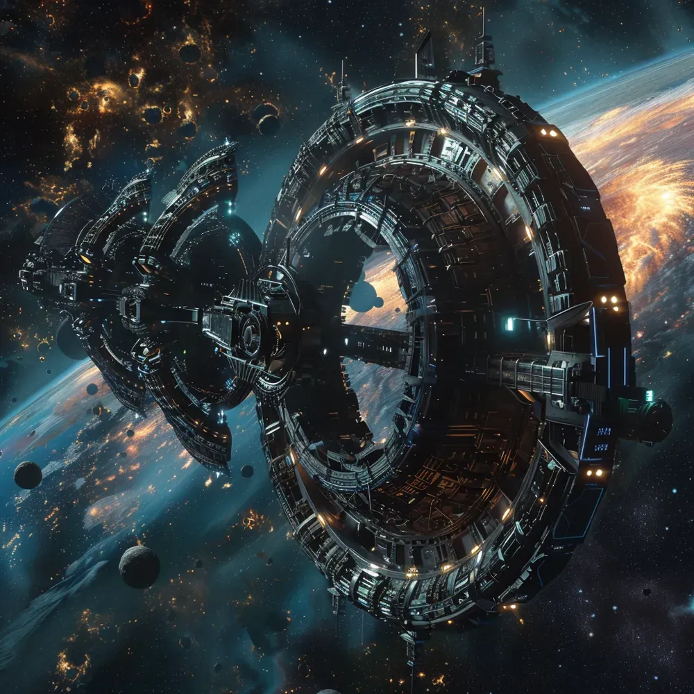 Ultrarealistic Custom Spaceship Photos Midjourney Prompt | PromptBase