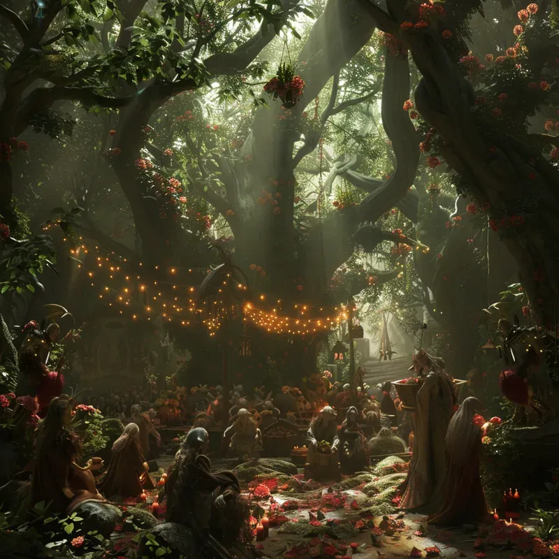 Cinematic Realms Of Fantasy Worlds Midjourney Prompt | PromptBase