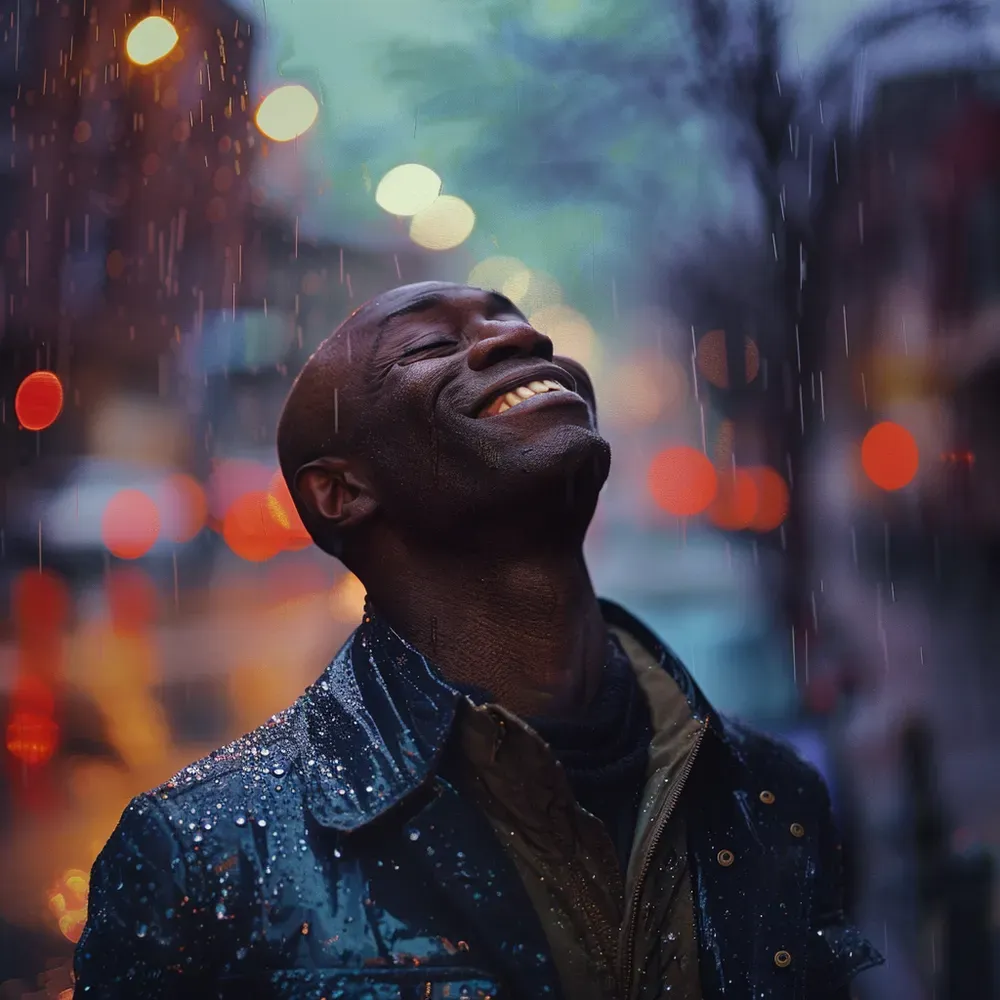 Realistic Rain Portrait Photographs Midjourney Prompt | PromptBase