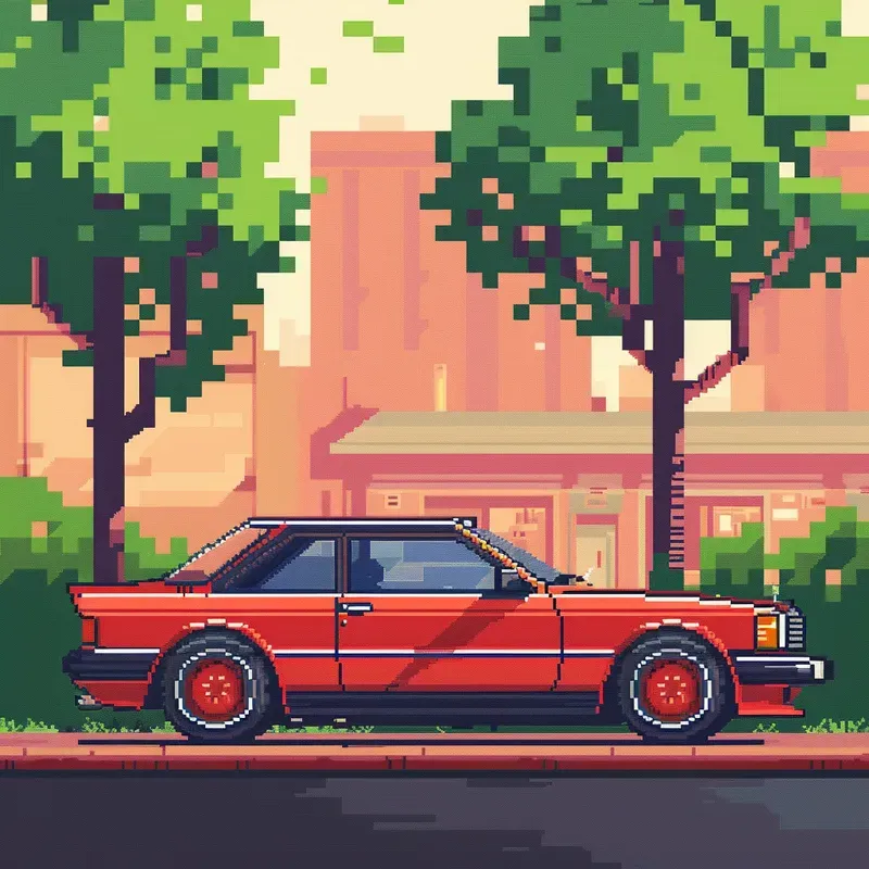 Oldschool Retro Vintage Pixel Art Midjourney Prompt | PromptBase