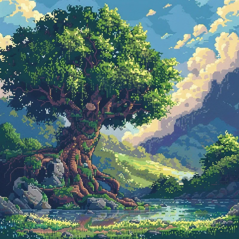 Simple Pixel Art Illustrations Midjourney Prompt | PromptBase