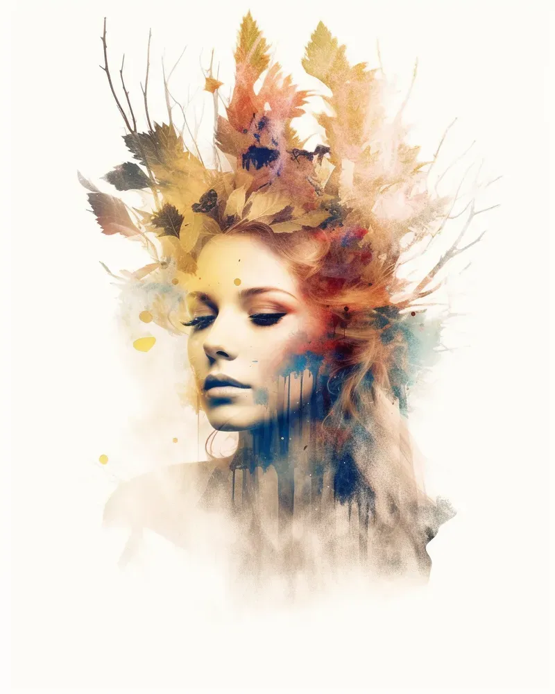Double Exposure Photographs Midjourney Prompt | PromptBase