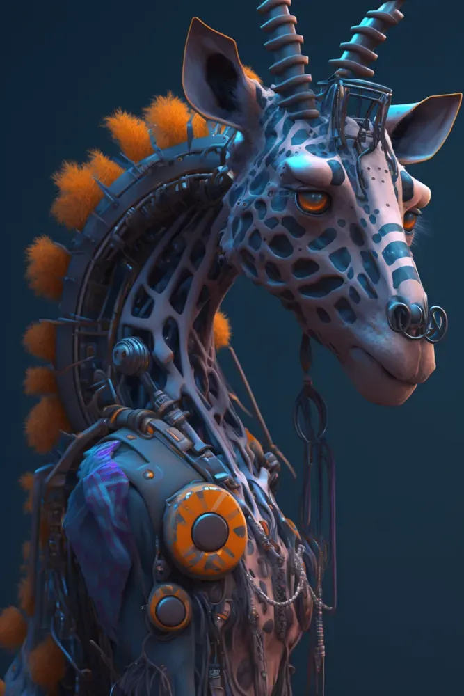 Character Cyberpunk Animals 3D Midjourney Prompt | PromptBase